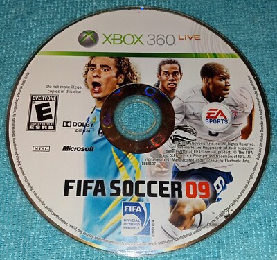 FIFA Soccer 09 (Microsoft XBOX 360, 2008) DISC ONLY | eBay