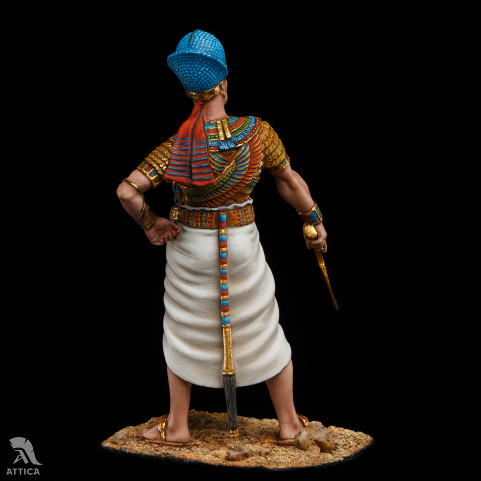 Ramses II Egyptian Pharaoh 1:32 Painted Tin Toy Soldier Pre-Sale | Art ...