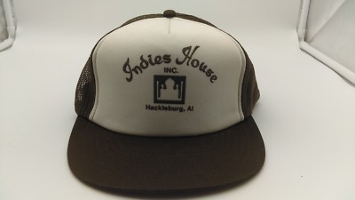 Vintage Indies House INC. Advertising Taj Mahal Logo Mesh Trucker ...