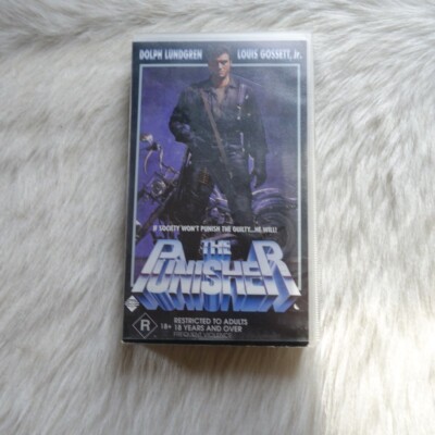 THE PUNISHER Movie 1989 Vintage the Punisher VHS Vintage R Rated Movie ...