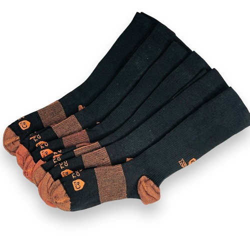 Tommie Copper Black Brown Compression Socks 6 Pair Size M | eBay