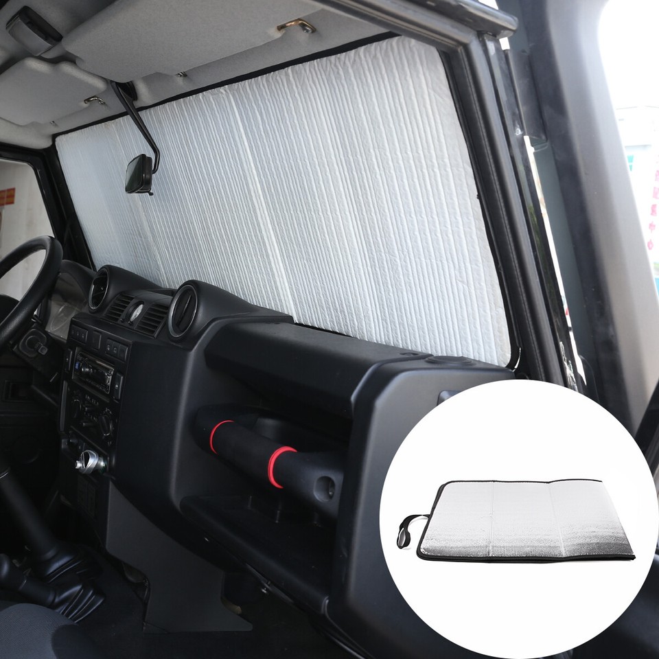 Custom Fits 2004-2018 Land Rover Defender Windshield Sun shade Sun ...