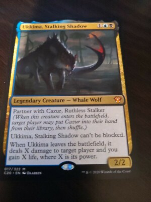 MTG Commander 2020 Ukkima, Stalking Shadow 017/322 | eBay