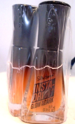 Sally Hansen Insta-Dri Nail Color .31 oz #732 Glow in the Dark orange 2 ...