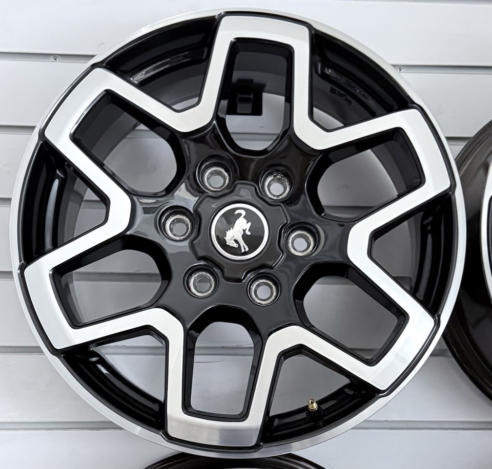 2019-2025 FORD RANGER FACTORY OEM 18" BLACK AND MACHINED ALLOY WHEELS ...