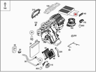 Genuine MERCEDES C292 W166 X166 Ts fine particle filter 1668307201 | eBay