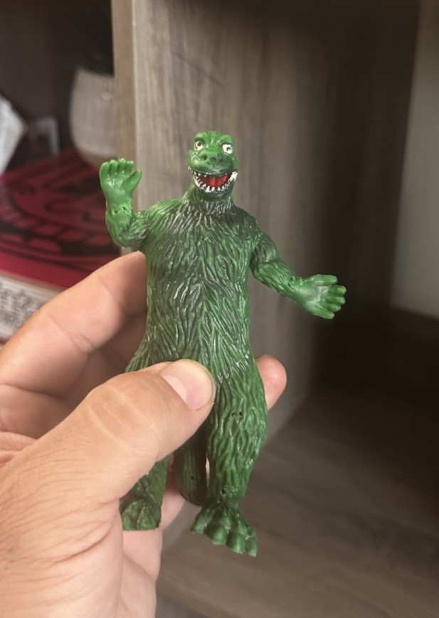 Vintage 1978 TOHO Co. GODZILLA Figure Bendable Bendy Rubber Toy 5 Inch ...