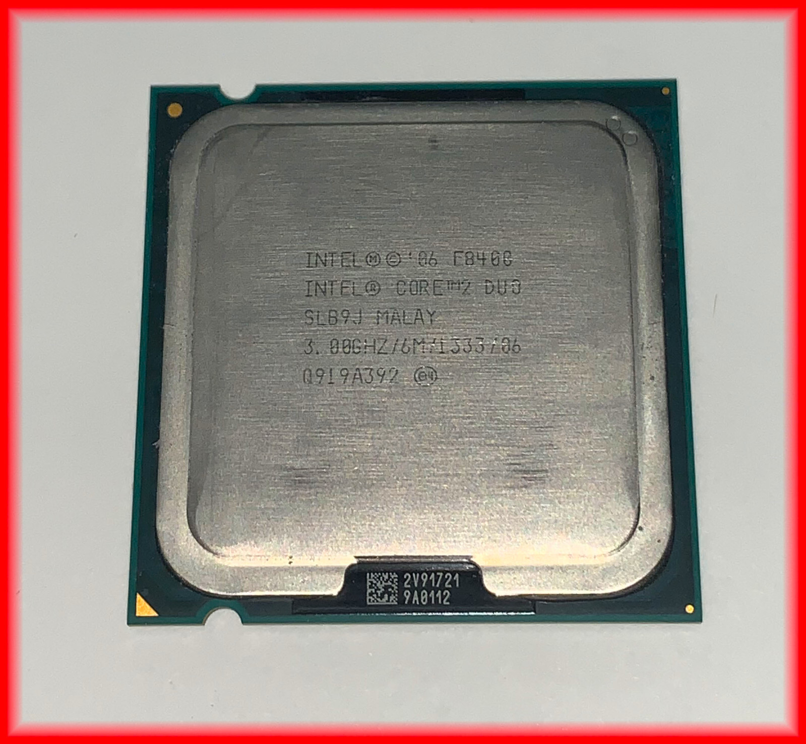 Intel Processor Pentium Core 2 Duo 3.00GHz E8400 6M/1333 06 SLB9J ...