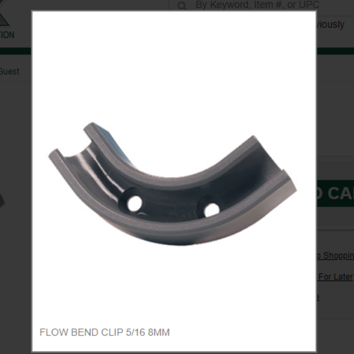 FLOW BEND CLIP 5/16 8MM # PM2608S | eBay