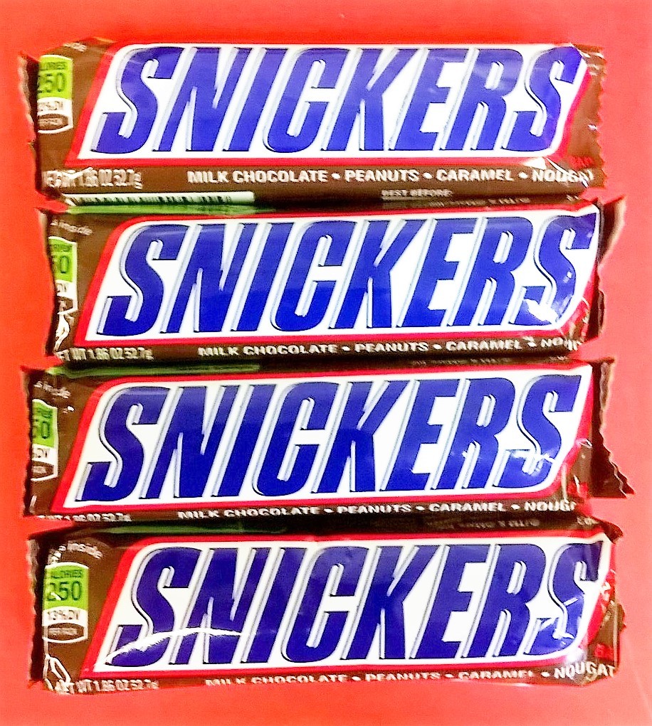 Snickers Original 4ct Candy Bar - Chocolate, Peanuts, Caramel - FREE ...