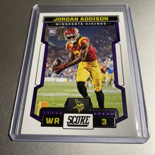 2023 Panini Score Football Jordan Addison RC Rookie Card #346 (CL5) | eBay