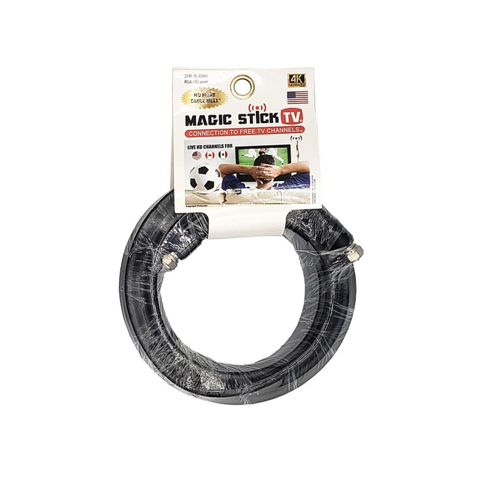 Magic Stick TV MAX HD 4K Ready Antenna HDTV Digital Channels Plus Free ...