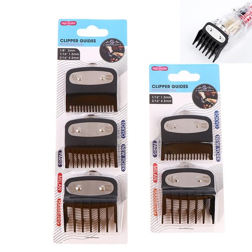 2/3PCS Professional Cutting Guide Comb Hair Clipper Limit Comb with ...