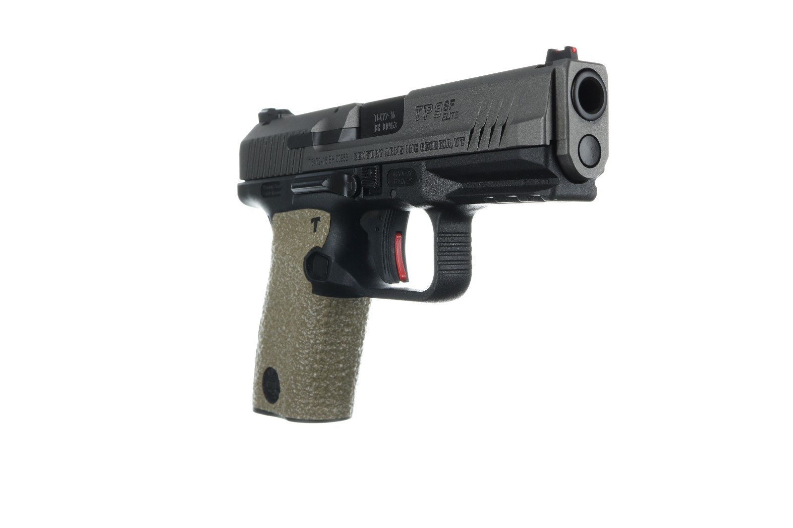 Talon Grips for Canik TP9 SF Elite 9mm(Small Backstrap) in Moss Rubber ...