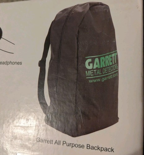 Garrett Metal Detector Backpack All Purpose Brand New Sealed ...