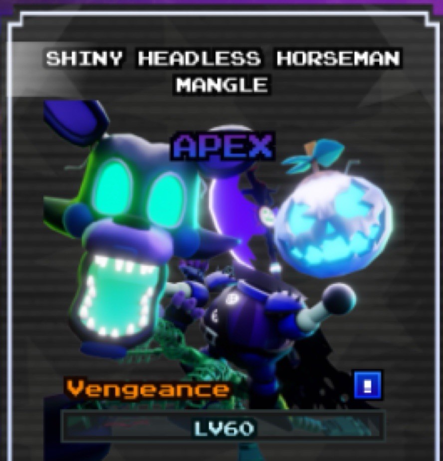 Shiny Headless Horseman Mangle | Fntd 2 | Five Nights Tower Defense 2 ...