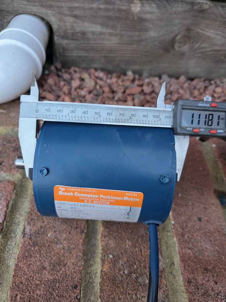 Single Phase AC Motor. Brook Crompton 240v. and running capacitor | eBay UK