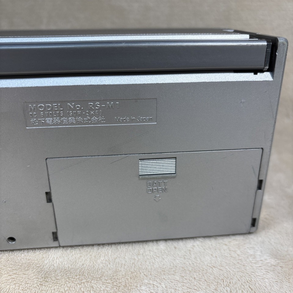 Rare 1981 model Technics M1 RS-M1 CO-Deck Cassette Player Tested ...