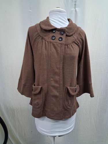 Mark Jacobs 2000s Brown.Wool. Bell Sleeve.Button Cardigan | eBay
