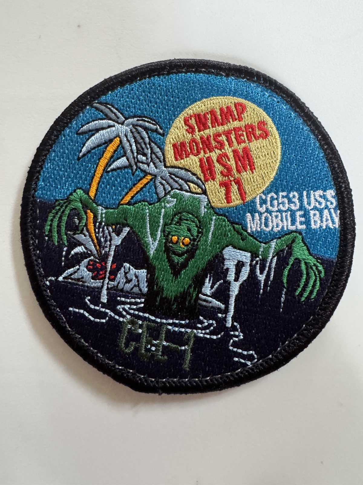US Navy Patch: HSM-71 CG53 USS Mobile Bay (CEL-1) Hook & Loop Patch lot ...
