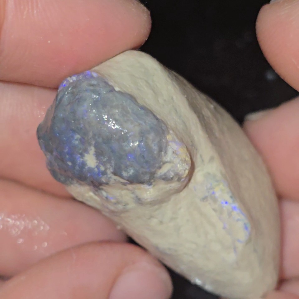 75CTS BLUE Rough UNSNIPPED Nobby Lightning Ridge 1 Piece Australian ...