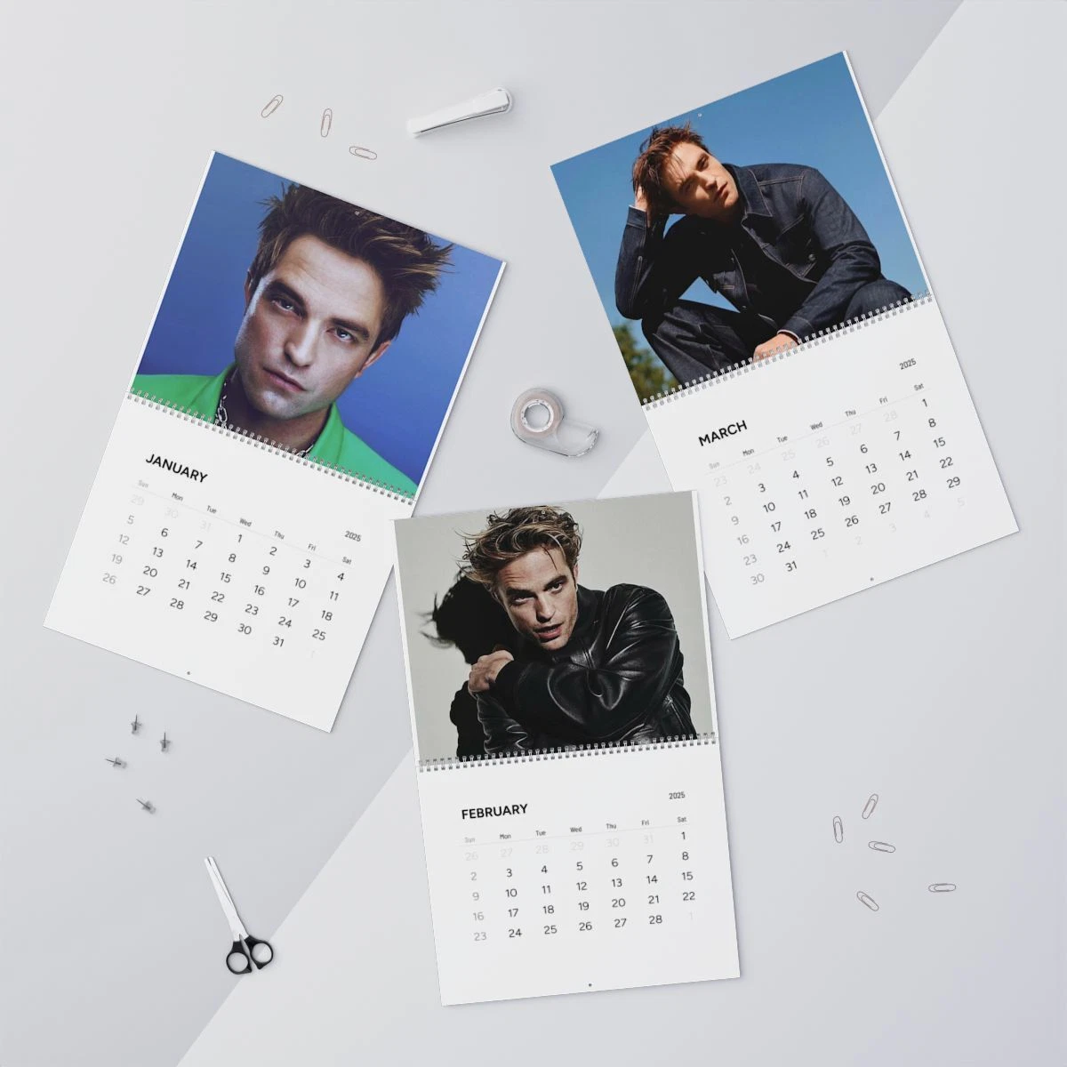 Robert Pattinson 2025 Wall Calendar | ID 20314741 by Gaurav Jaiswal ...
