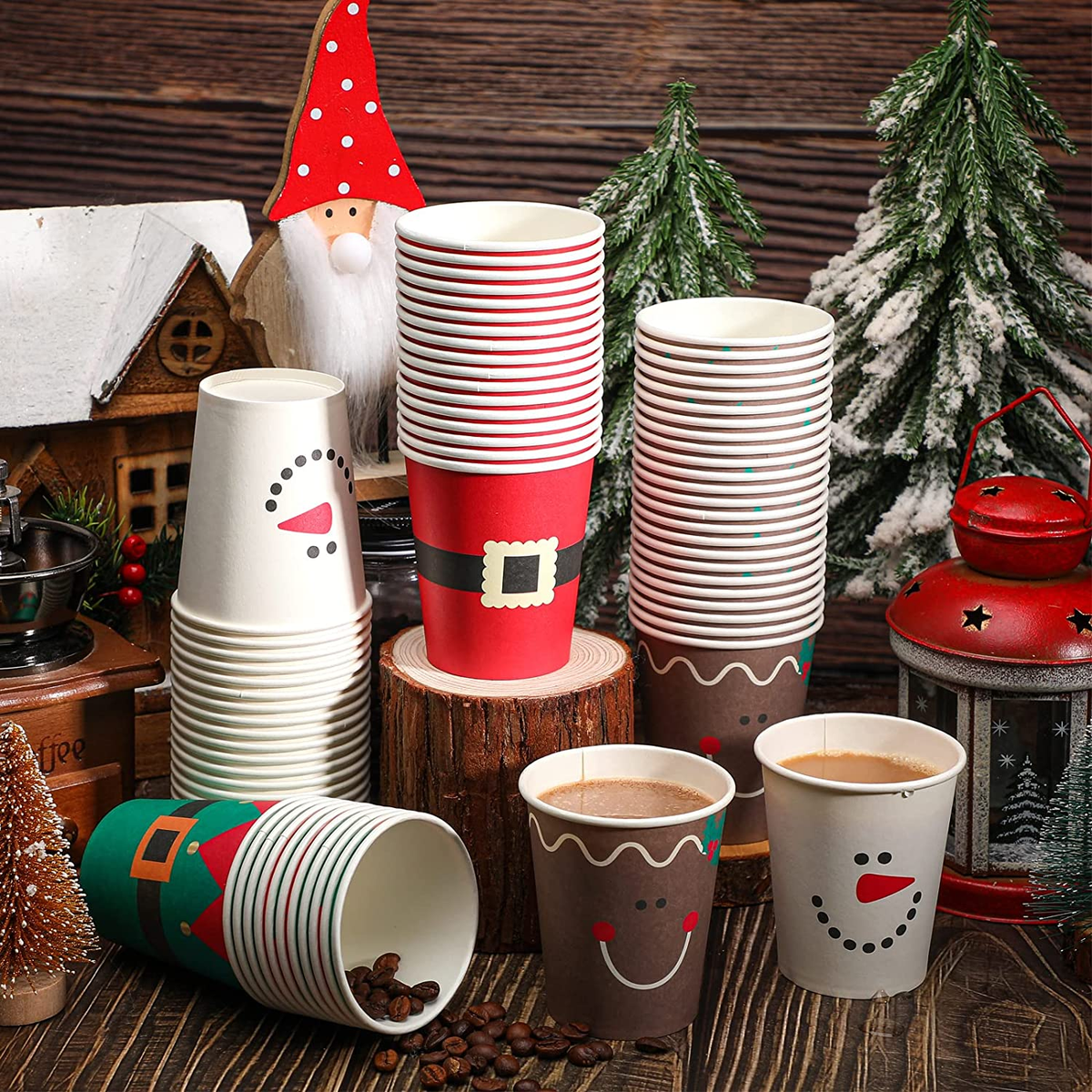 Christmas Coffee Hot Cups Custom Christmas Coffee Cups Wholesale