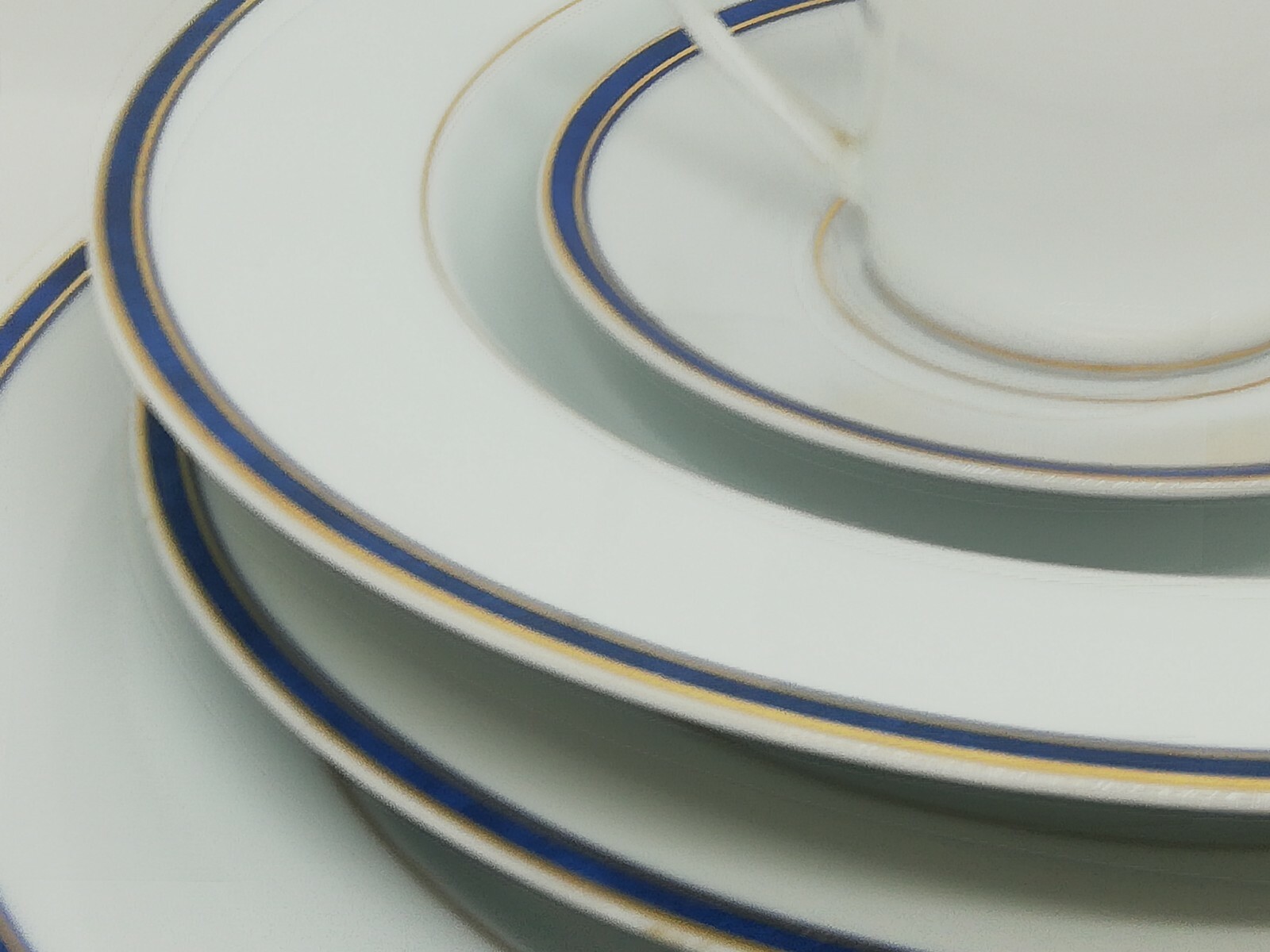 Bernardaud Limoges France Nuagé Azur Set 4 pz Tavola | eBay