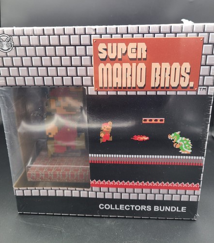 Super Mario Bros. Collectors Bundle by Culturefly (Figure, Glass, Apron ...