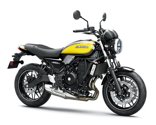 New Kawasaki Motorcycle Z650 RS Black Green Yellow SAVE £600 WITH ...