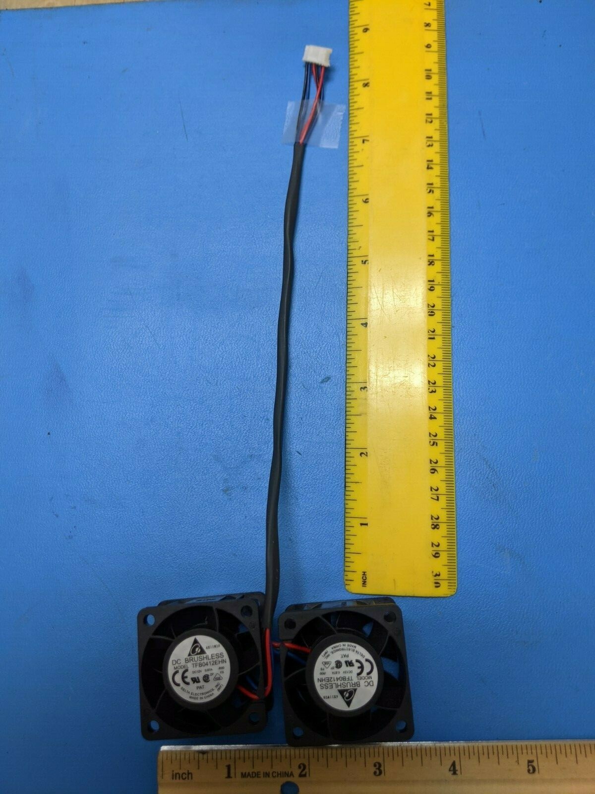 DUAL FAN, 40x40x28 mm ,12VDC, 0.87A, Delta, TFB0412EHN-R00 , DC ...