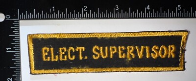 USAF US Air Force Strategic Air Command SAC Electrical Supervisor Patch ...