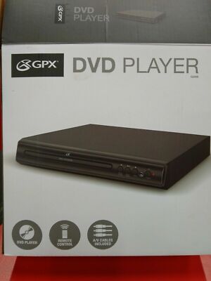 GPX D200B: DVD Player Progressive Scan; Remote Control & A/V Cables ...