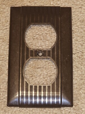 Switch Plates & Outlet Covers - Vintage Brown Bakelite