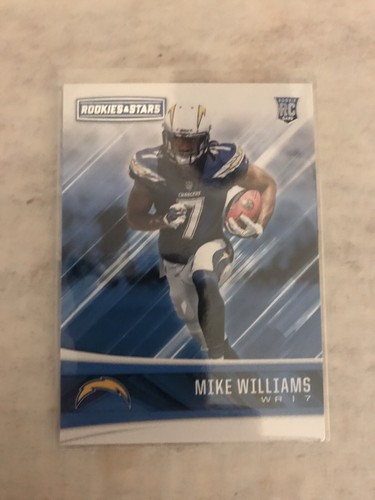 2017 Rookies and Stars Mike Williams Rookie card #281 LA Chargers 1.00 ...