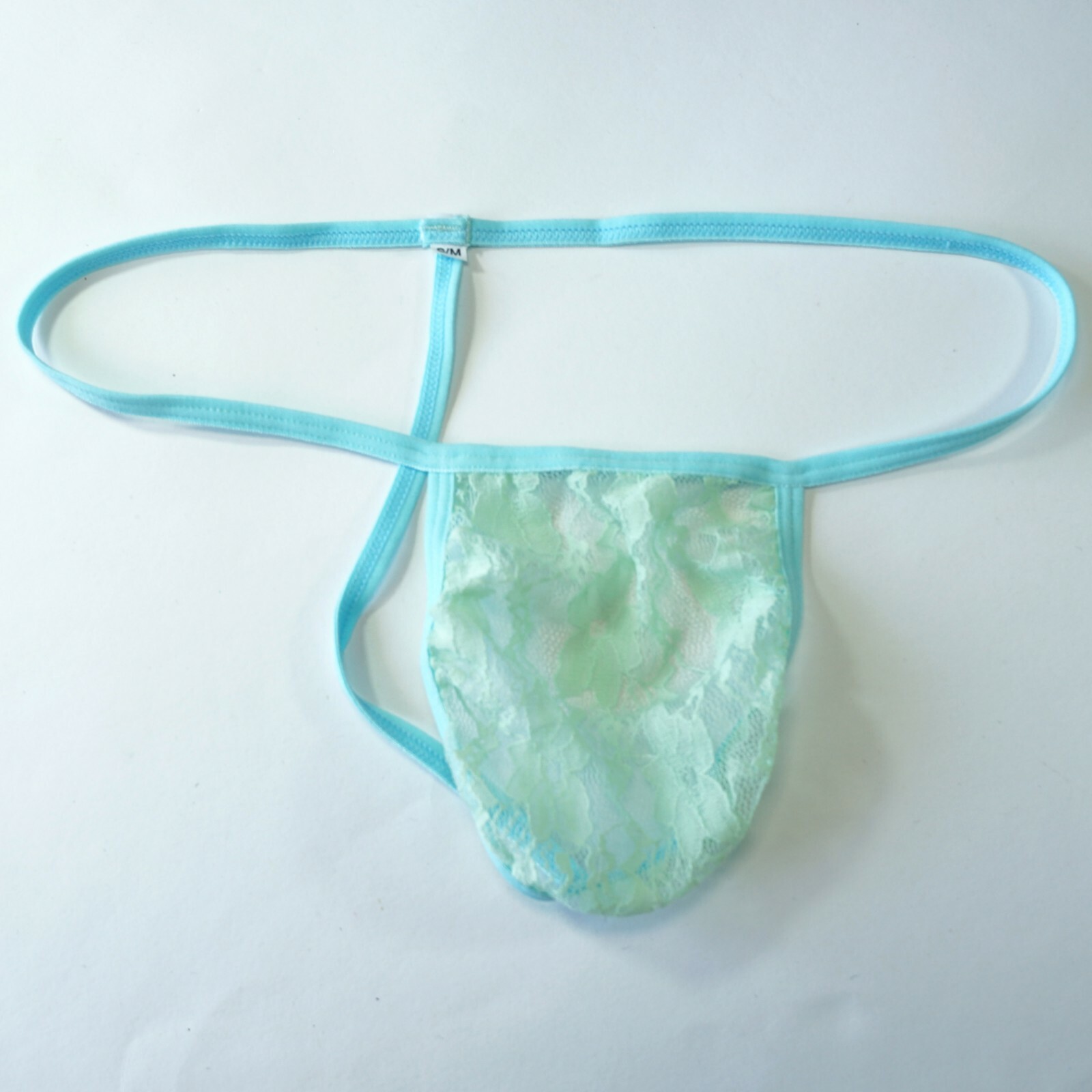 K245 Men's String Pouch G-string thong seamless pouch stretchy Lace ...