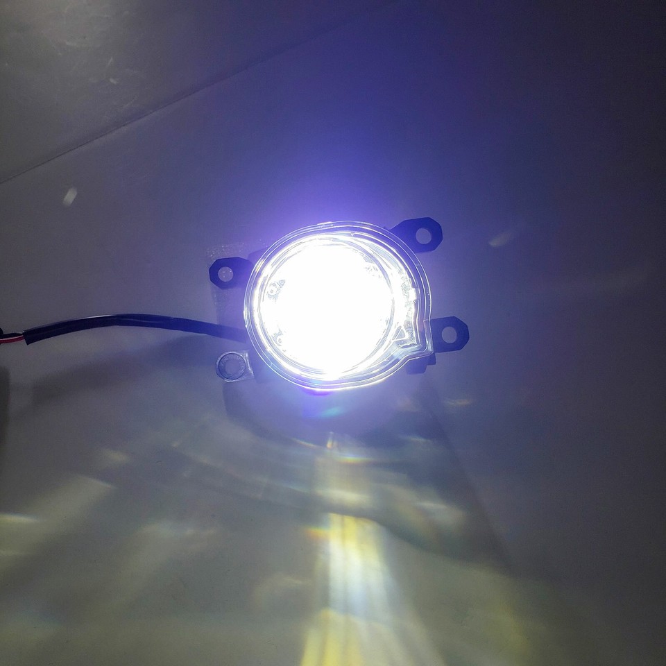 Front Built-in LED Fog Light Fit 2020 2021 Toyota C-HR CHR Wire Bezel ...