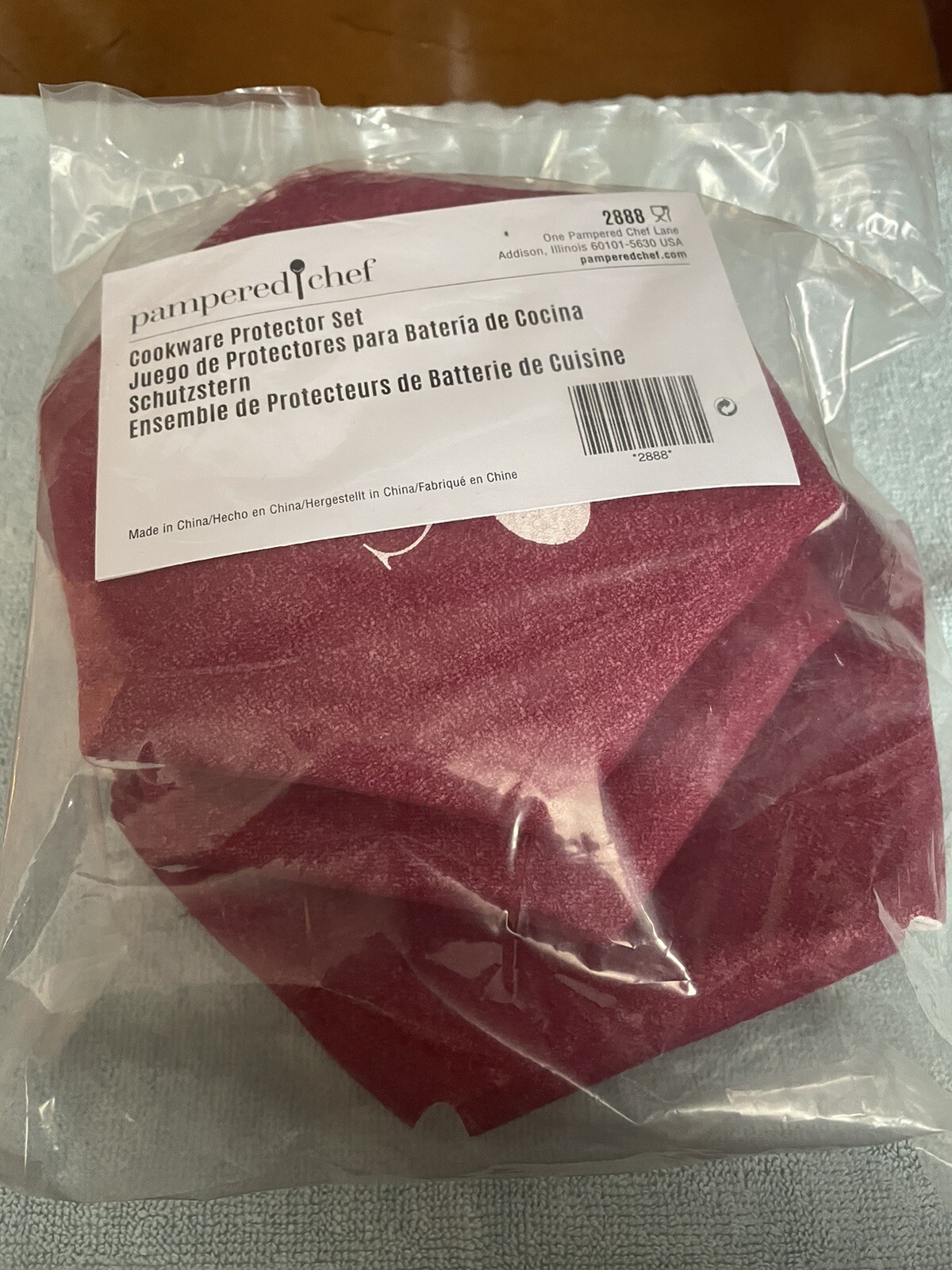 Pampered Chef Cookware Protectors Set of 3 #2888 Star Design | eBay