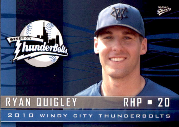 2010 Windy City Thunderbolts Multi-Ad #13 Ryan Quigley Joliet Illinois ...