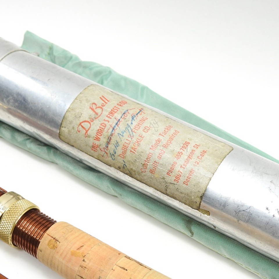 Fred Debell Impregnated "Golden Nugget" Bamboo Fly Rod. 7' 2/2. W/ Tube ...