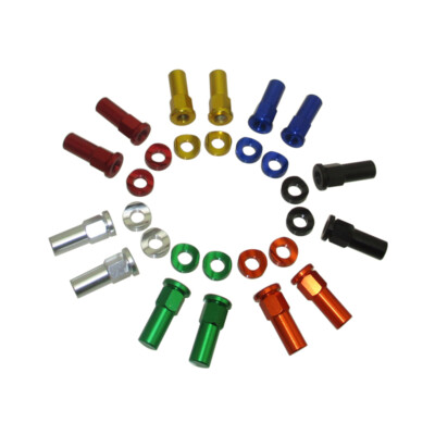 CNC Wheel Tire Rim Lock Nut Covers Washers Spacers For Pit MX Dirt Bike ...