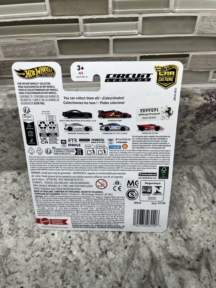 Hot Wheels 2025 Premium Car Culture Circuit Legends Ferrari 499P Wec ...