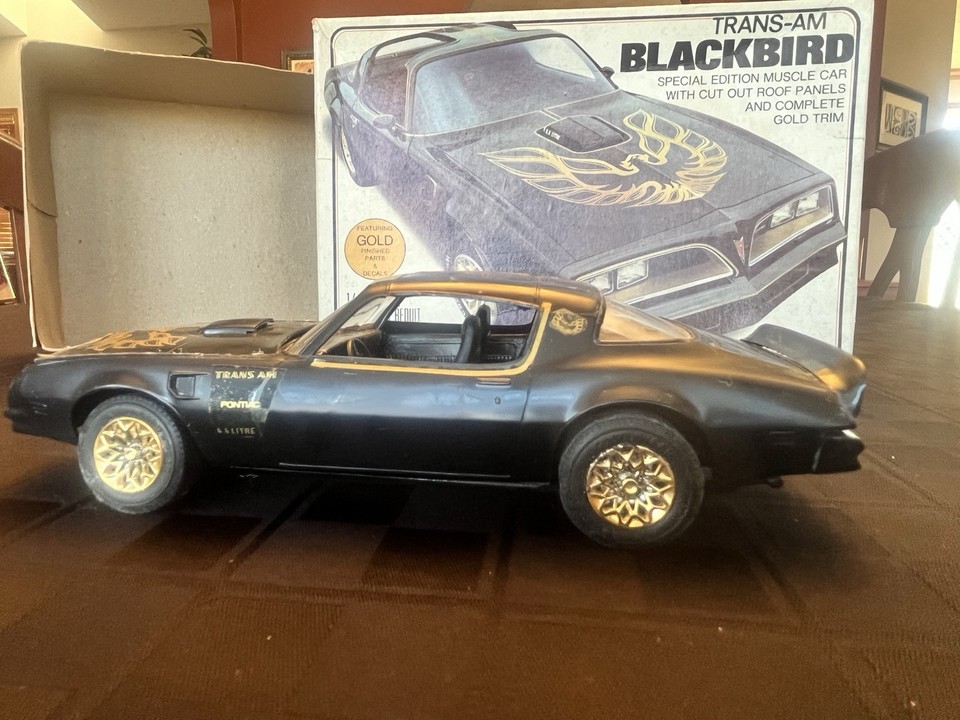 Vtg MPC 1977 TRANS-AM BLACKBIRD Special Edition Model Car Kit 1/25 ...