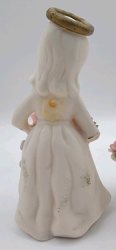 VTG Lefton Norcrest Made In JAPAN Porcelain Bisque Angel Girl Figurine ...