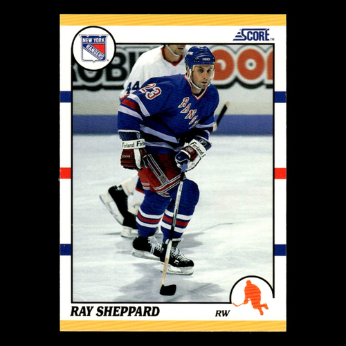 Ray Sheppard #97T 1990 Score Rookie and Traded New York Rangers Hockey ...