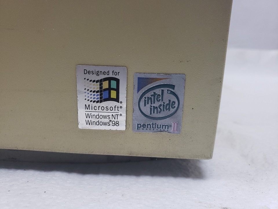 Vintage Retro Windows 98 Computer Dell Optiplex GX1 Pentium 3 256mb RAM ...