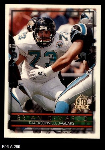 1996 Topps #289 Brian DeMarco Jaguars Michigan St 8 - NM/MT | eBay