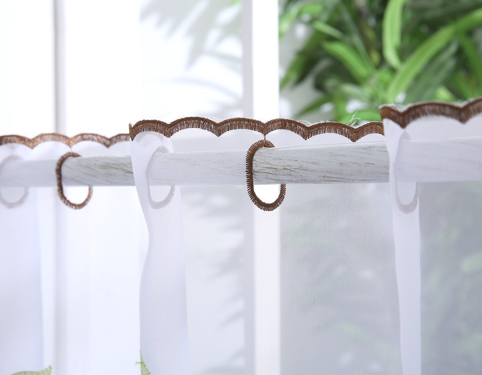 Kitchen Voile Cafe Net Curtain Panel 32 NEW Designs 12" 18" 24" Drop ...