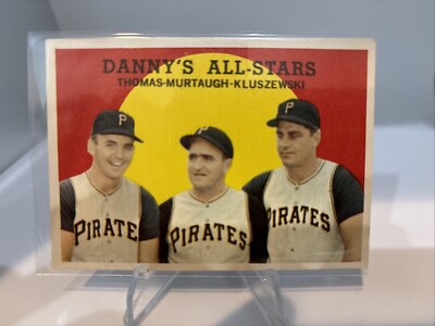 1959 Topps #17 Thomas / Ted Kluszewski / Murtaugh Danny s All-Stars EX ...