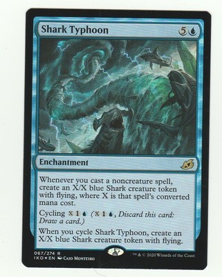 1x FOIL Shark Typhoon EX Ikoria Mtg Magic 1x x1 | eBay